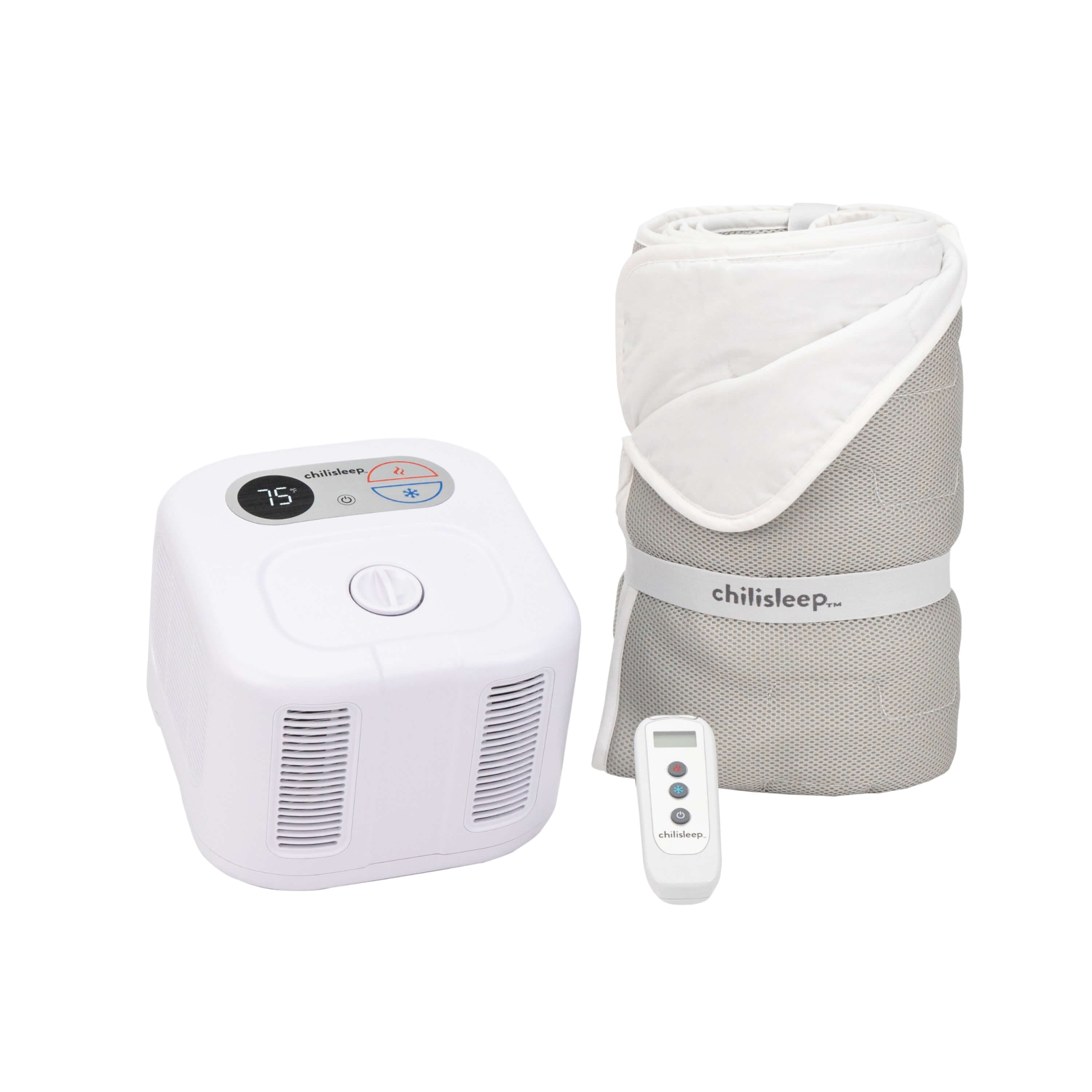 Chilipad Half King Size Cooling Sleep System with Cube and Topper ...