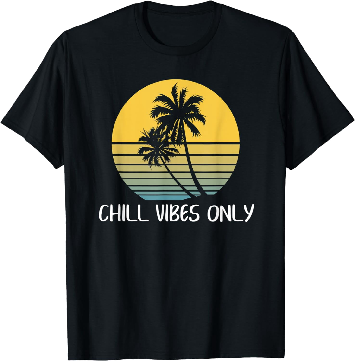 Chill Beach Vibes Fun Beach Vacation T-Shirt - Walmart.com