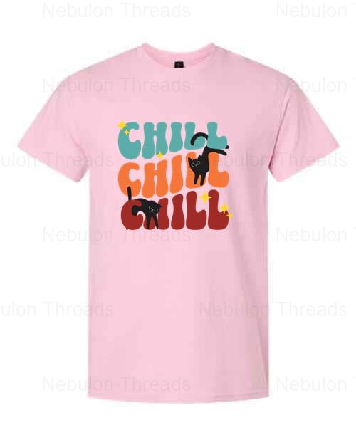 Chill Cat T Shirt Calm and Cool Design for Daily Comfort and Cat ...
