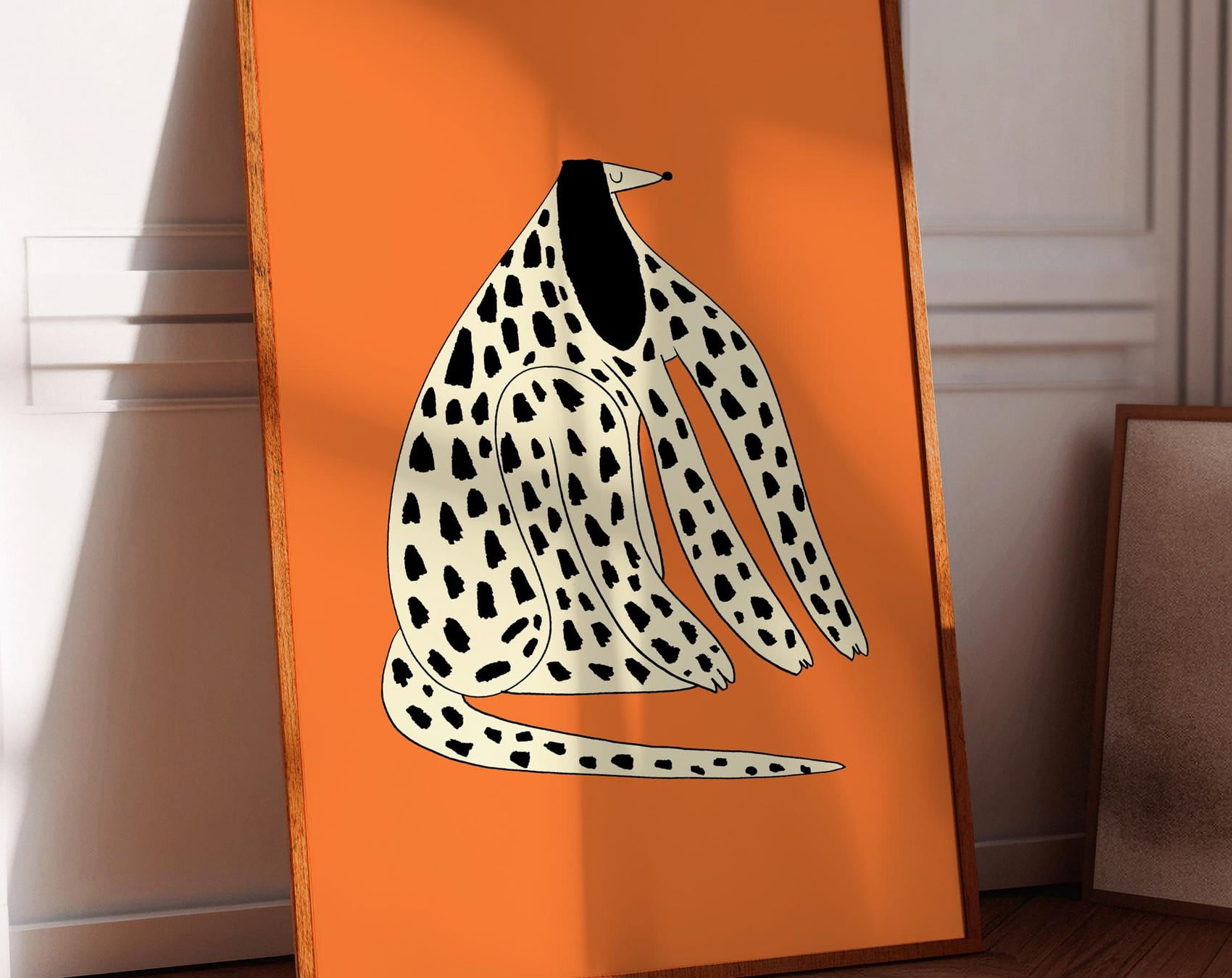 Chill Dog Art Print, Home Decor, Gift For Her, House Warming, Office ...