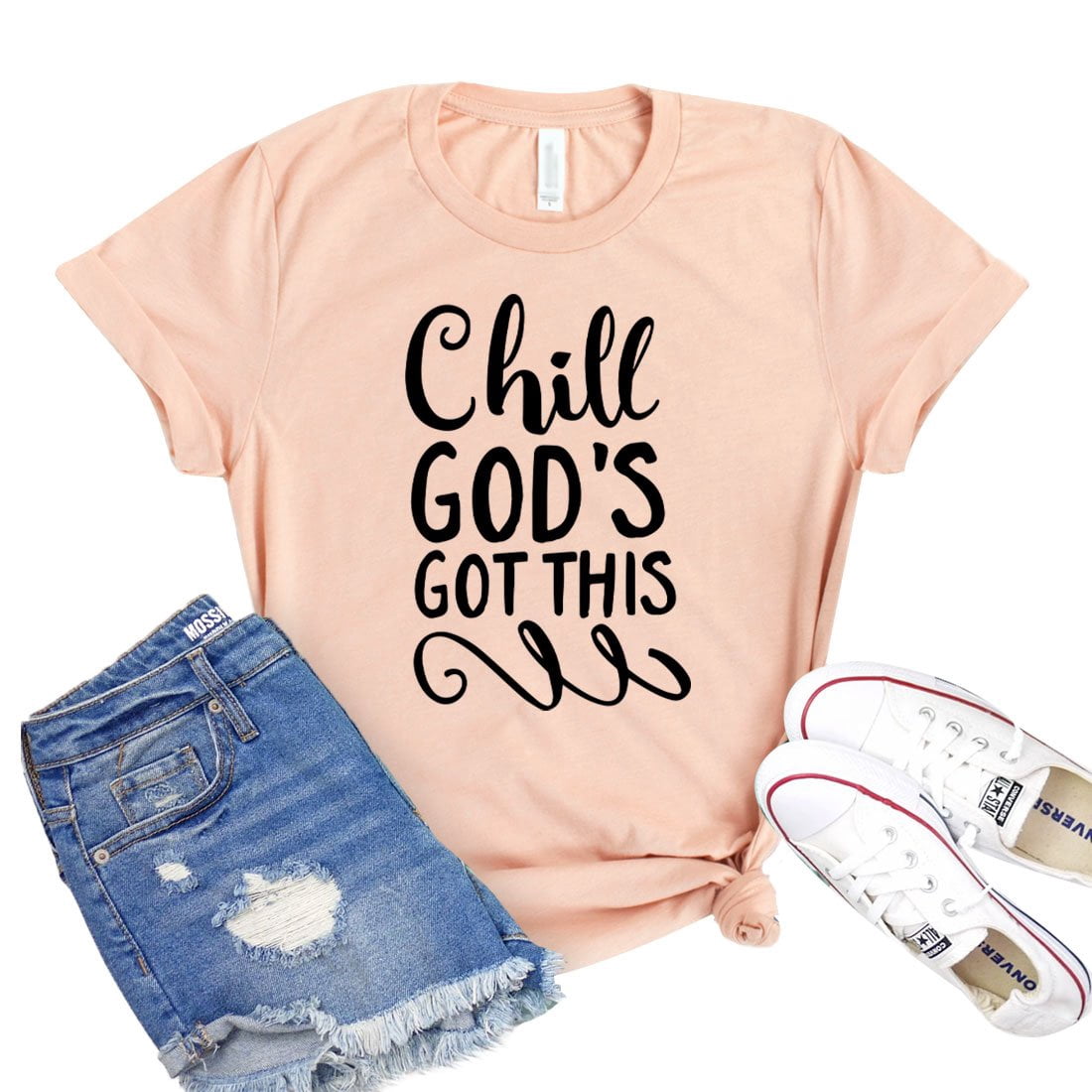 Chill God’s Got This T-shirt Worship Tshirt Women's Faith Tee Prayer ...