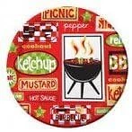 Chill & Grill Cookout Bbq Summer Picnic Lake Pool Party 9" Paper Dinner ...