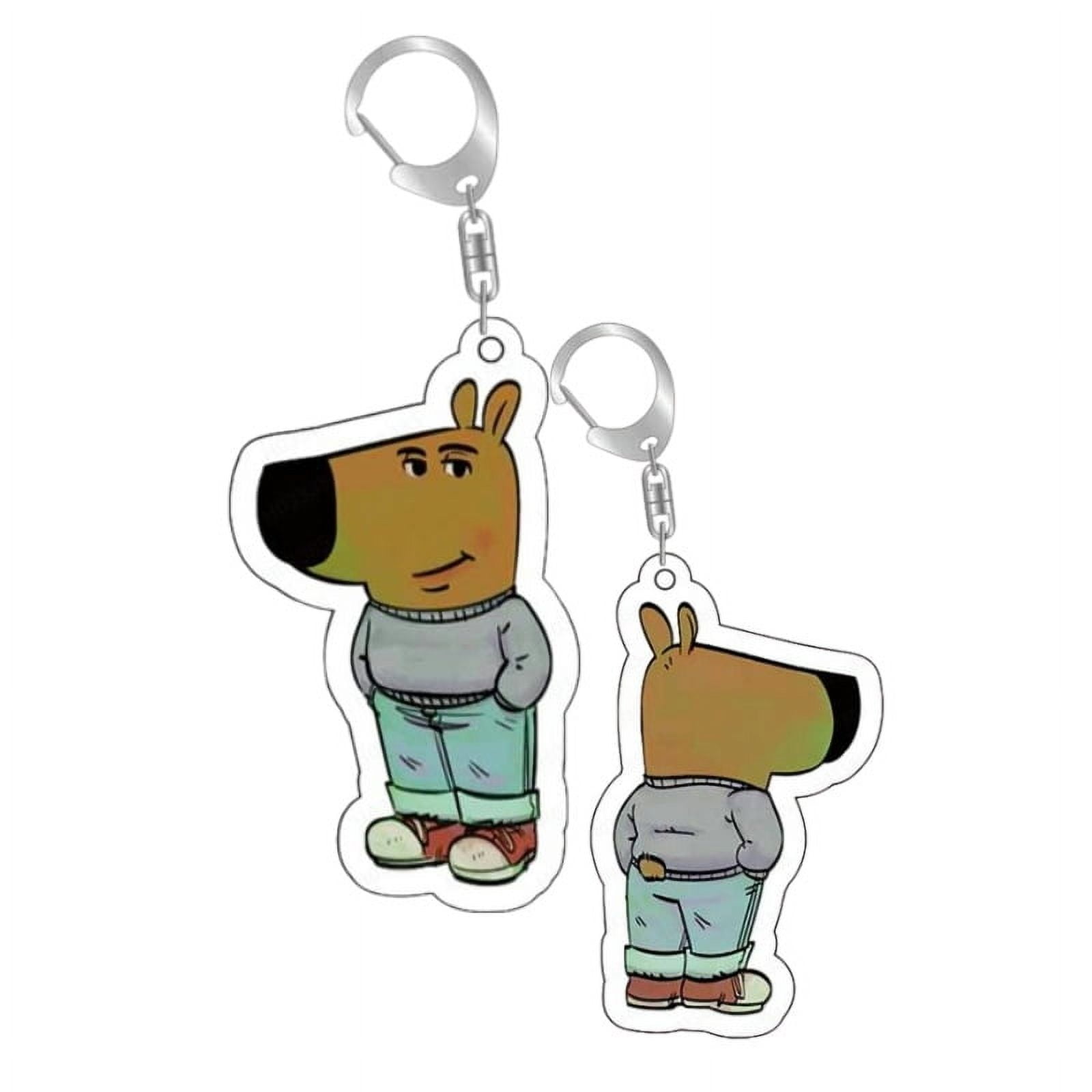 Chill Guy Acrylic Keychain,Chill Guy Meme Keychain, Just a Chill Guy ...