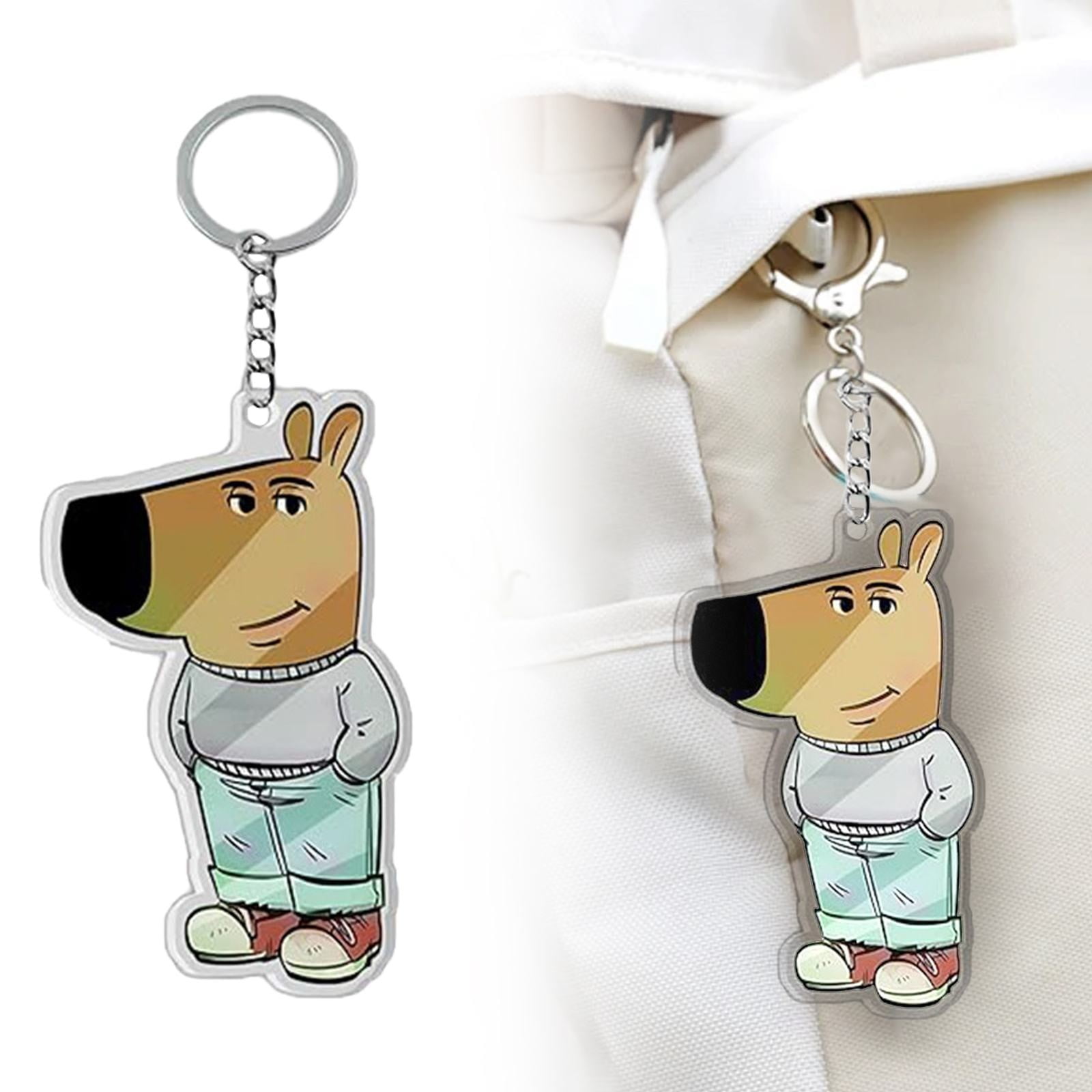 Chill Guy,Chill Guy Keychain,Just A Chill Guy,Cool Keychains for Guys ...