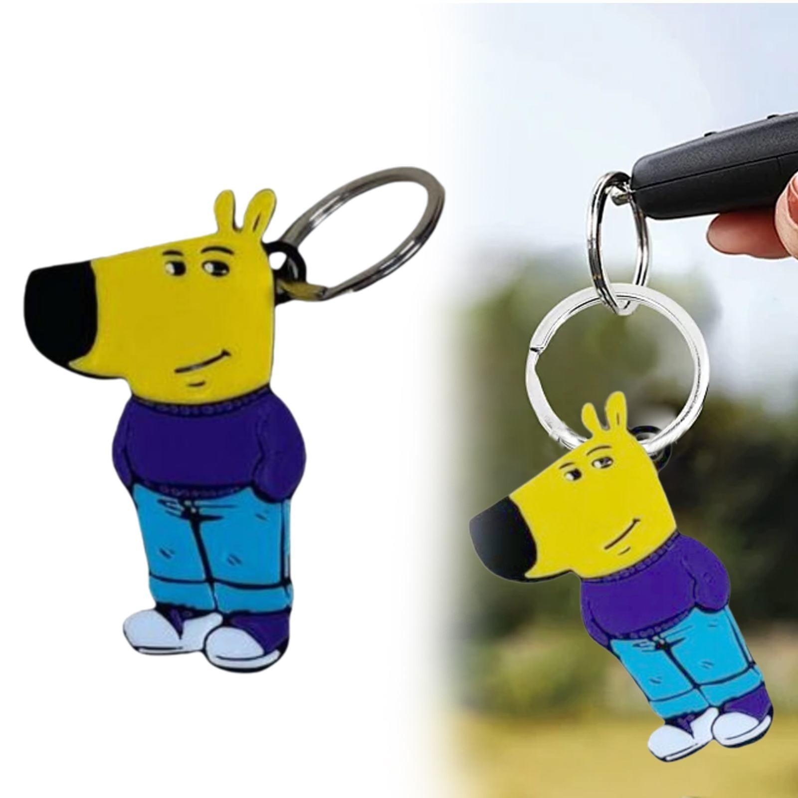 Chill Guy Keychain Pendant Adorable Hanging Accessory for Bags - Chill ...