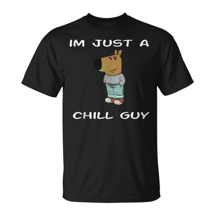 Chill Guy Meme Funny Internet Meme Graphic T-Shirt – Casual Cool Humor ...