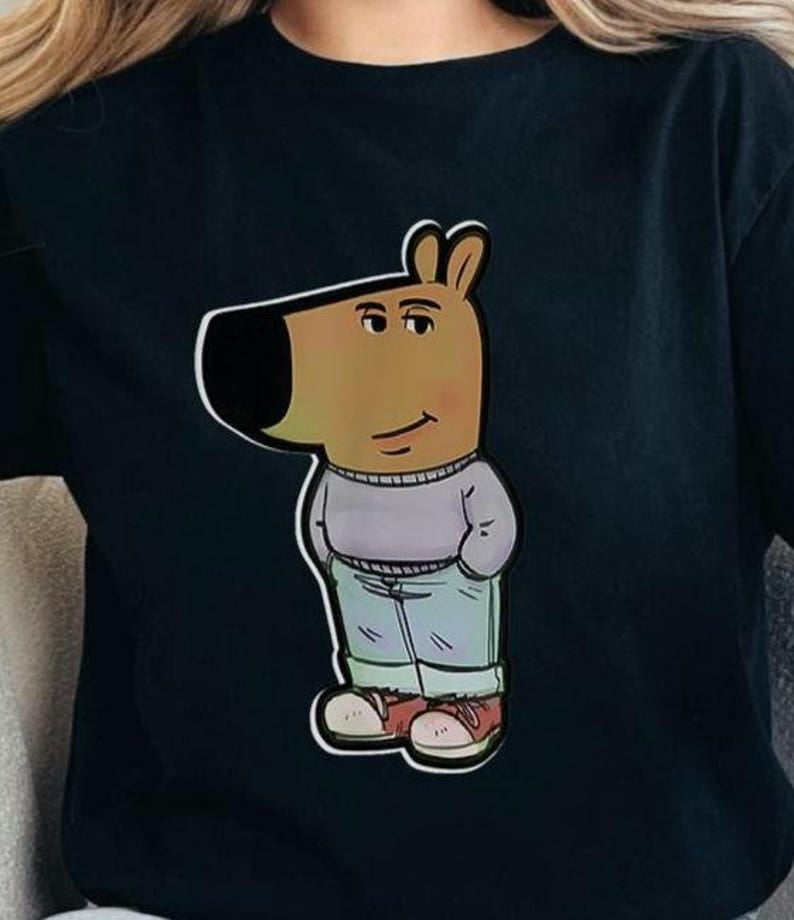 Chill Guy Meme Funny T-Shirt, Character Lovers, Brainrot Fans, Humor ...