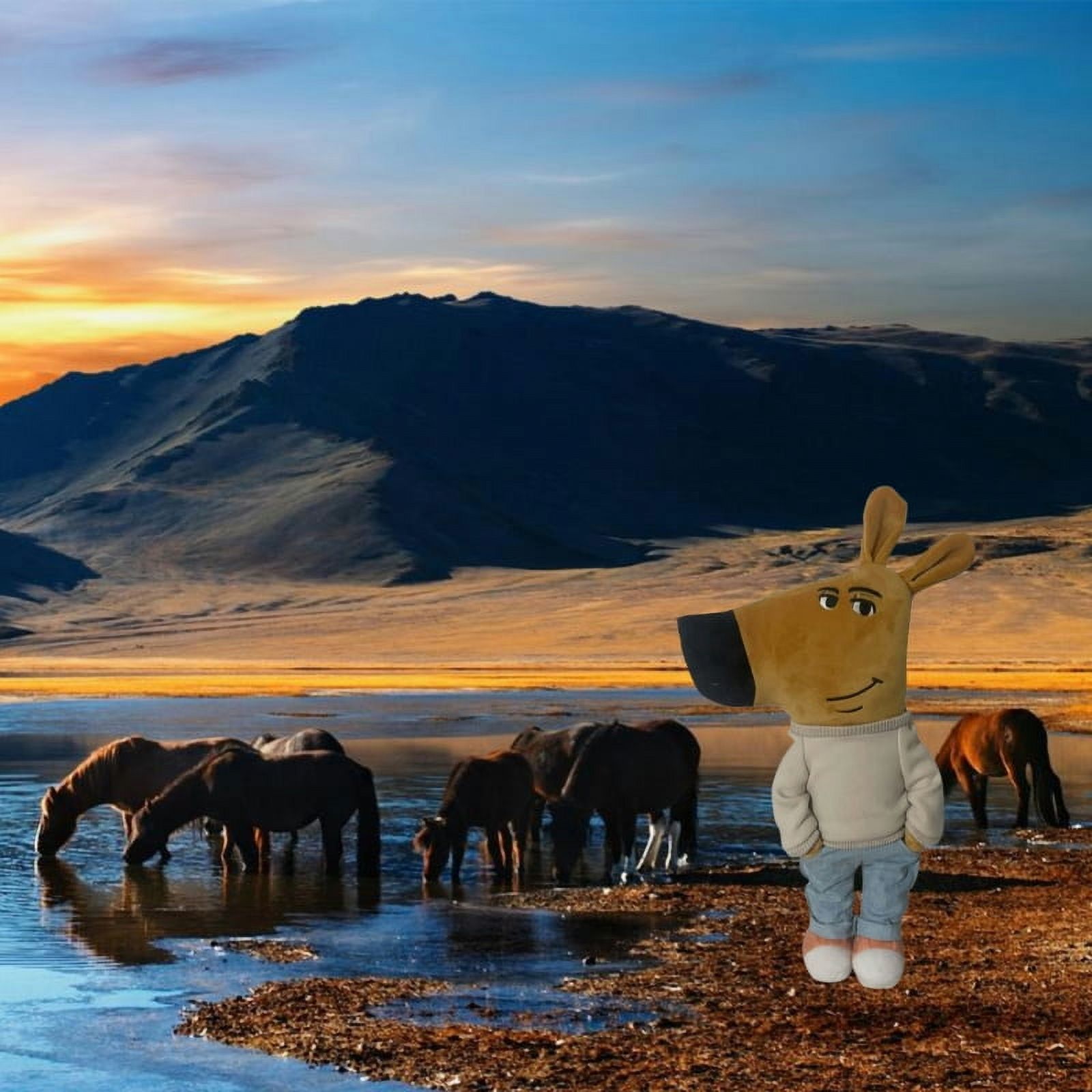 Chill Guy Stuffed Animals the Chill Guy Plush Toy, with Its Ultra Soft ...