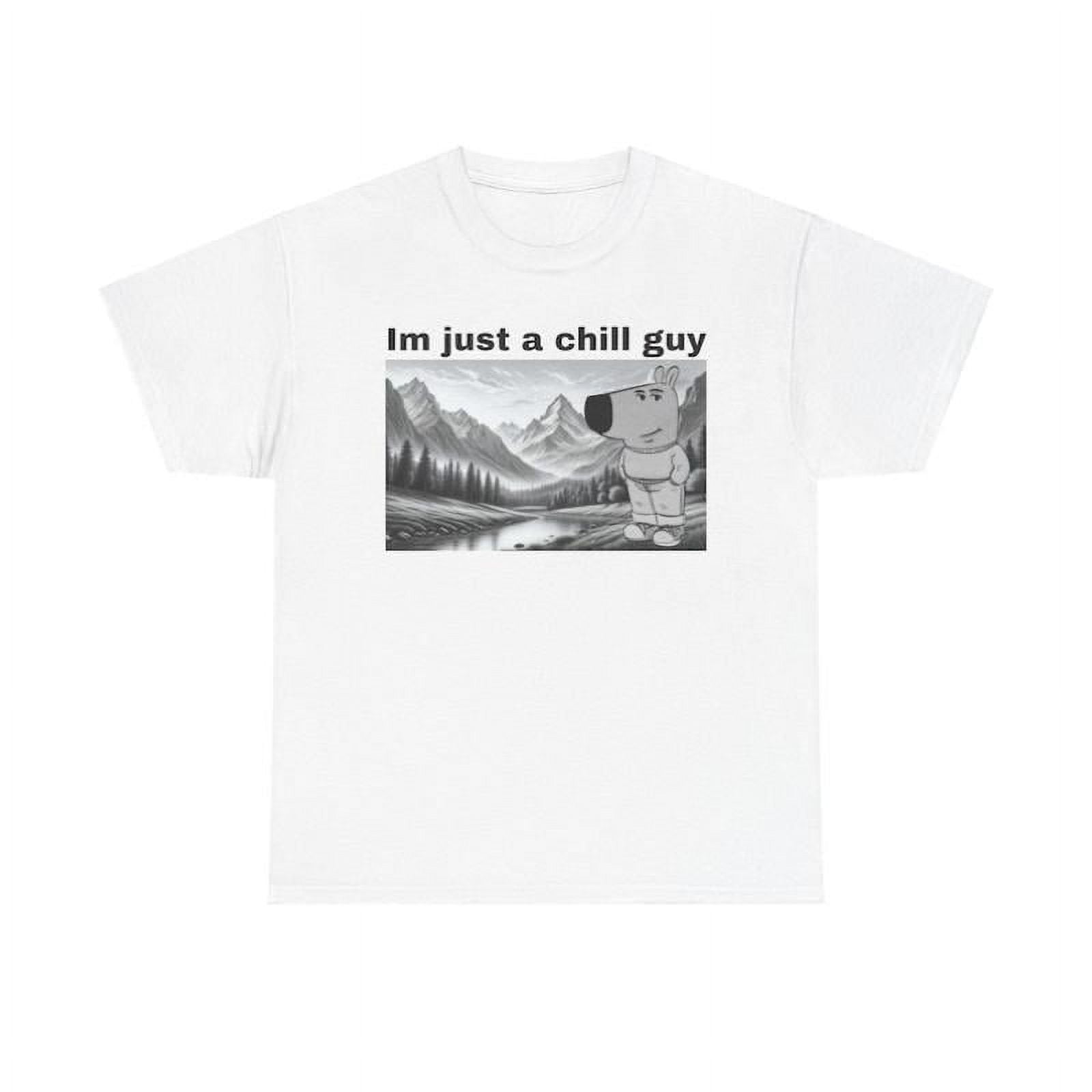 Chill Guy Unisex Comfort Tee T Shirt, Color: Navy, Size: 4XL - Walmart.com