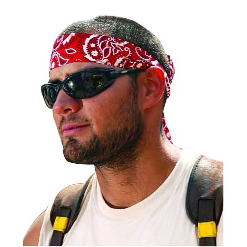 Chill-Its 6700 Evaporative Cooling Bandanas, 8 in X 13 in, Solid Blue ...