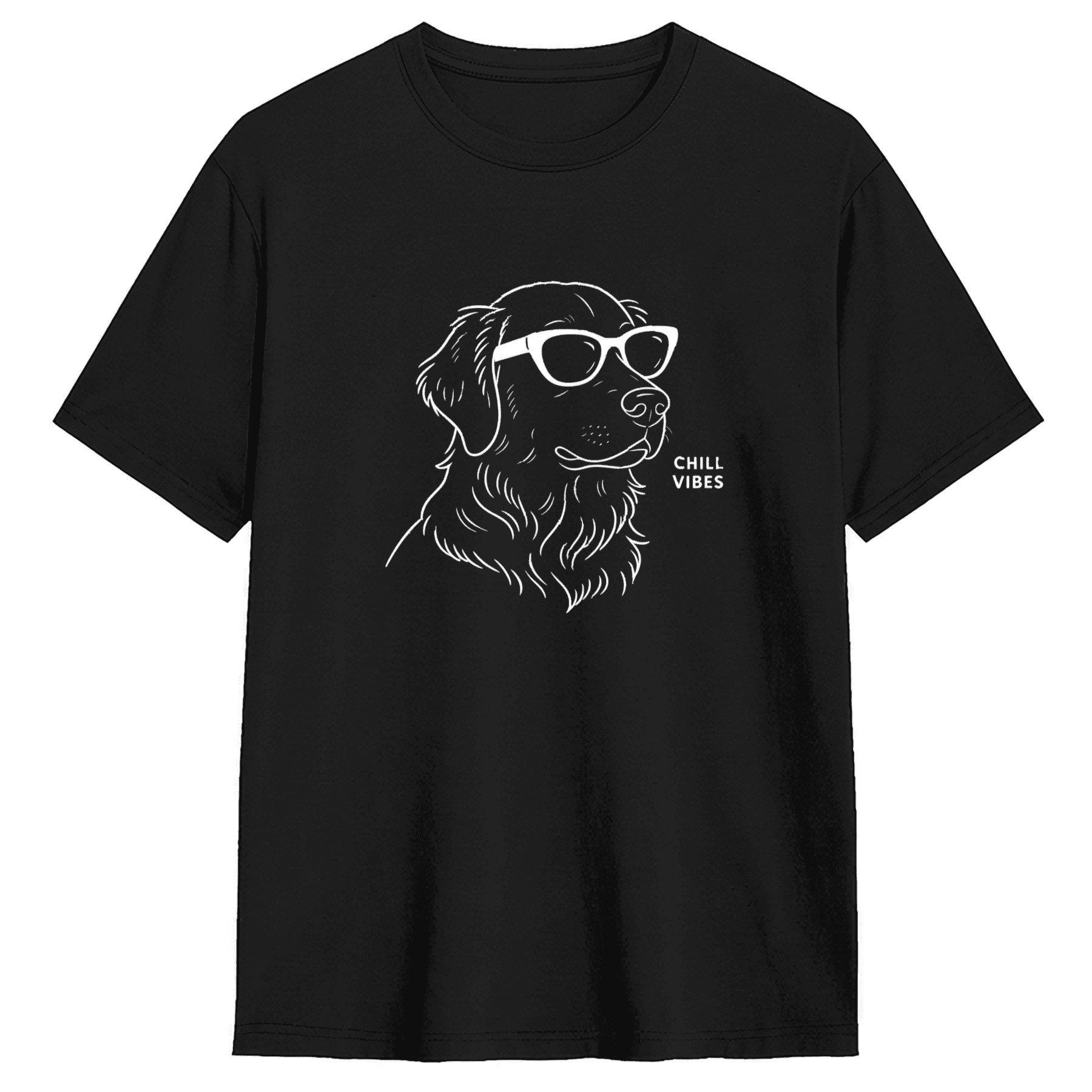 Chill Lab Dog Cool Graphic Tee For Men And Women, Dog Lover Coffee ...