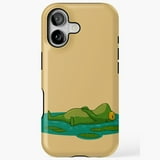 Chill Lilypad Mood Frog Whimsical Art Compatible Phone Case for iPhone ...