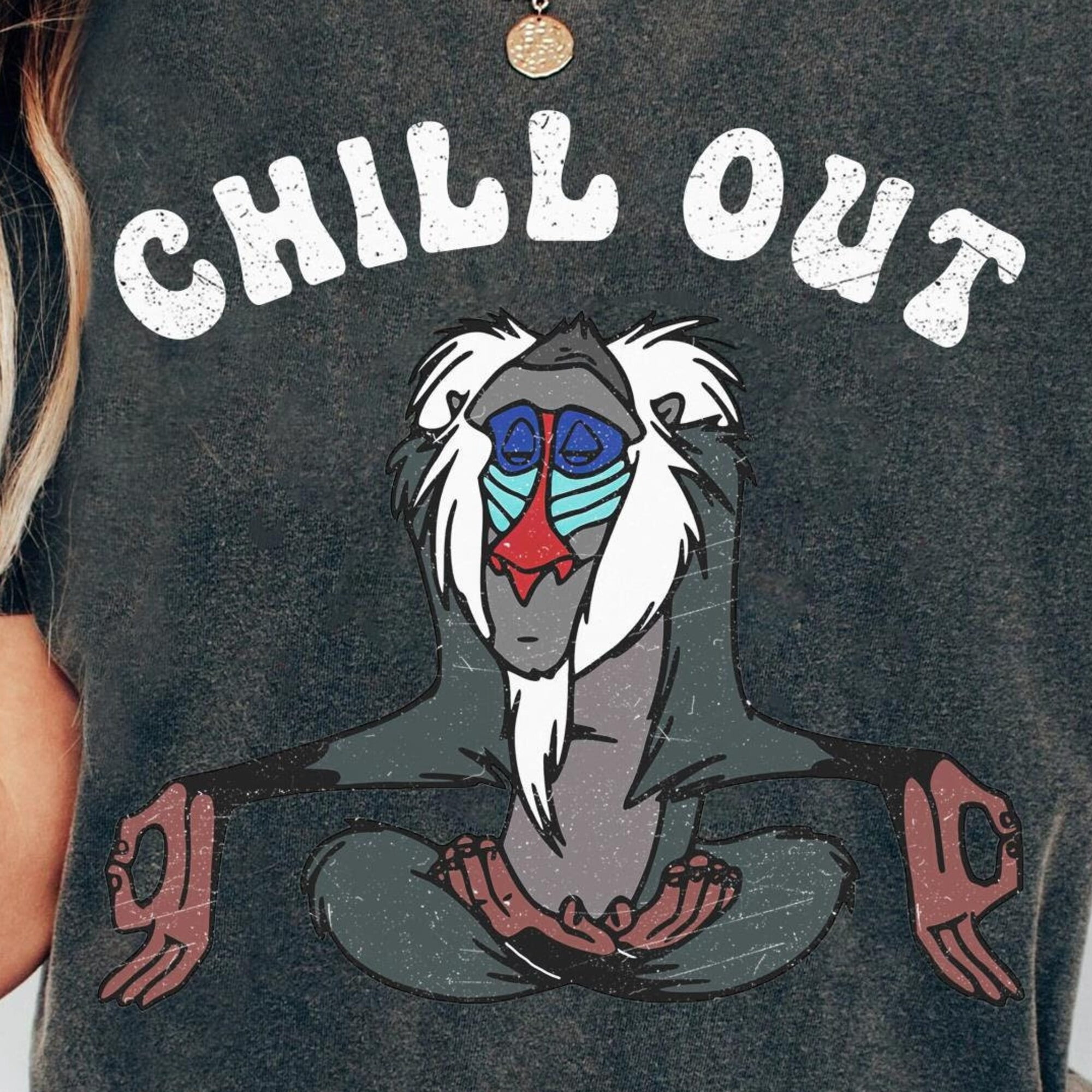 Chill Out Rafiki Shirt Disney Rafiki Lion King T-shirt Rafiki Monkey ...