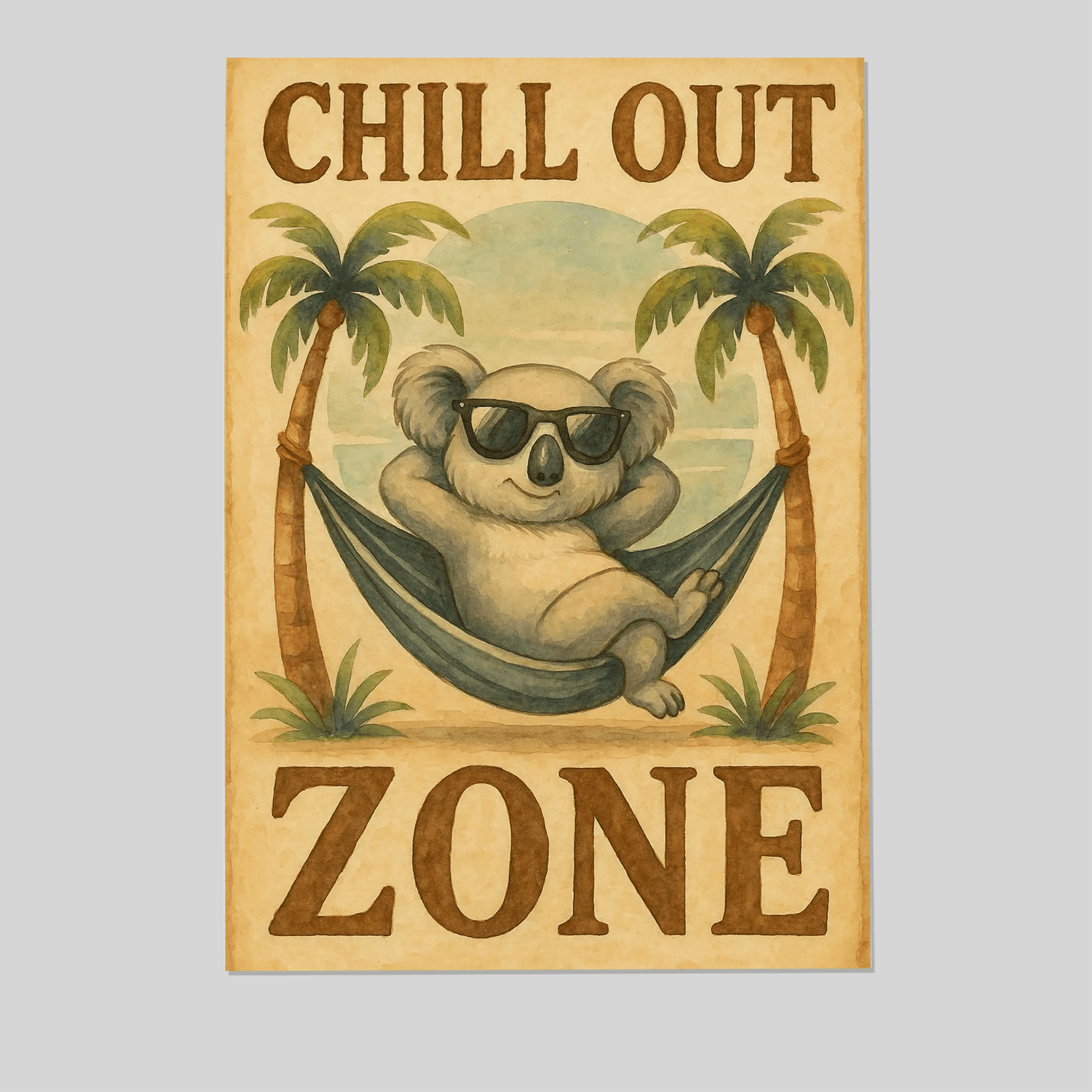 Chill Out Zone, Funny Bar Sign, Warning Poster, Man Cave Decor, Pub ...