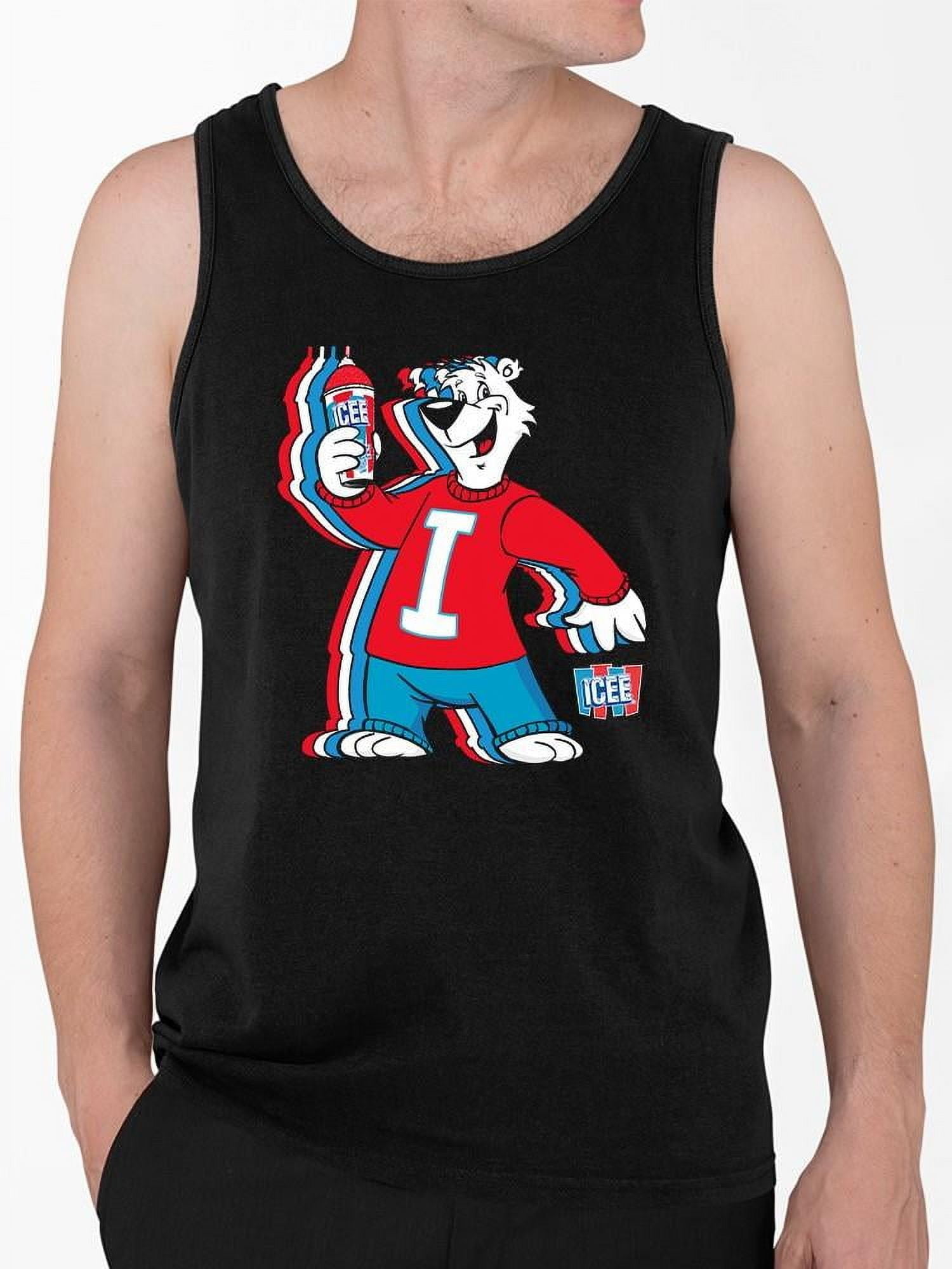 Chill Polar-Bear Graphic - Fun ICEE Retro Style Graphic Men's Tank Top ...