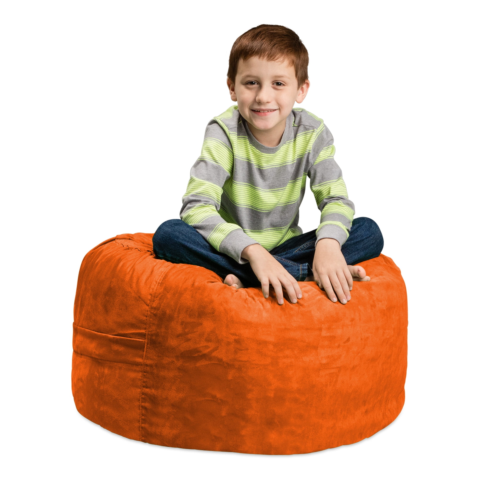 Chill Sack Bean Bag Chair, Memory Foam Lounger with Microsuede Cover ...