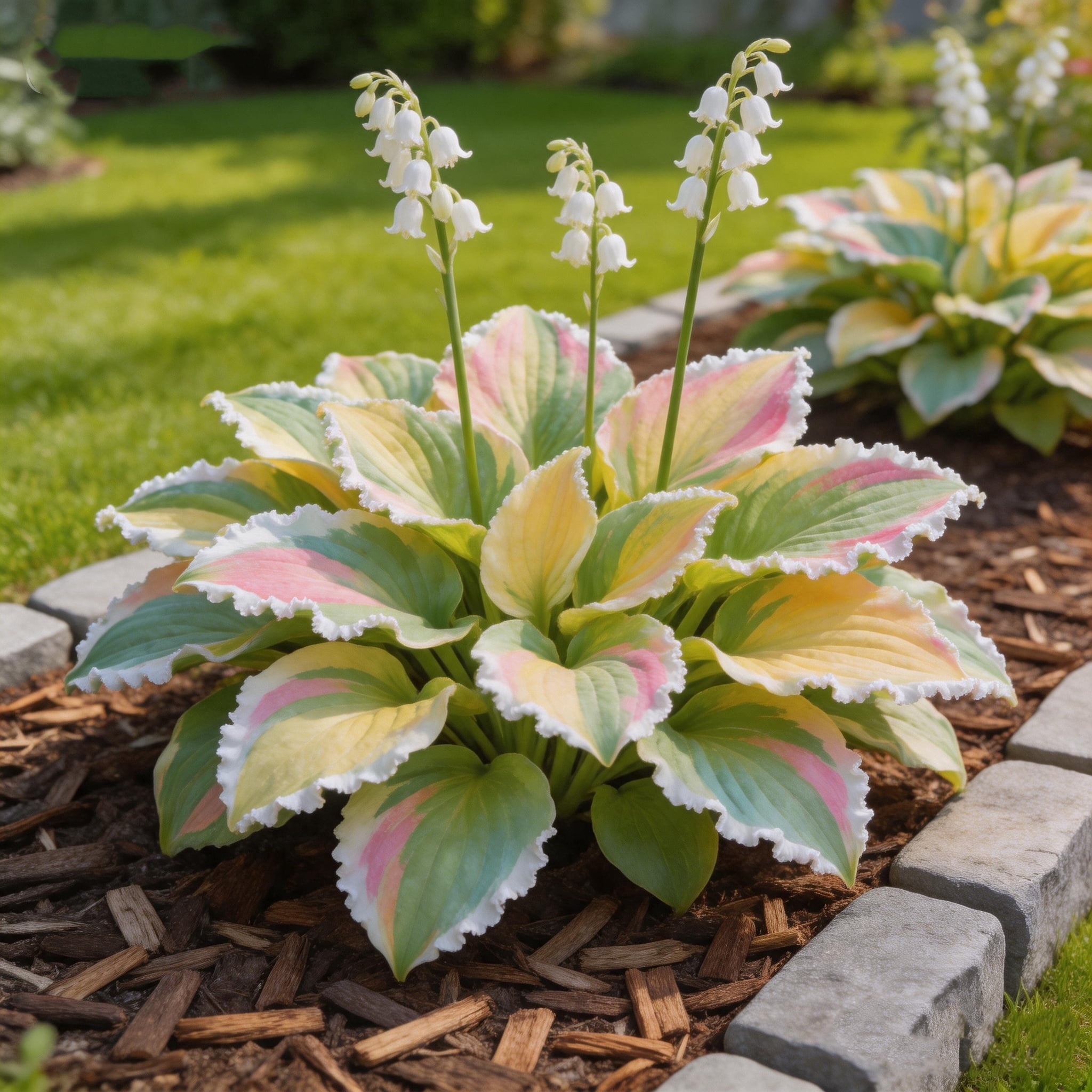 Chill Tolerant Perennial Hosta Mix – Colorful Variegated Leaves ...