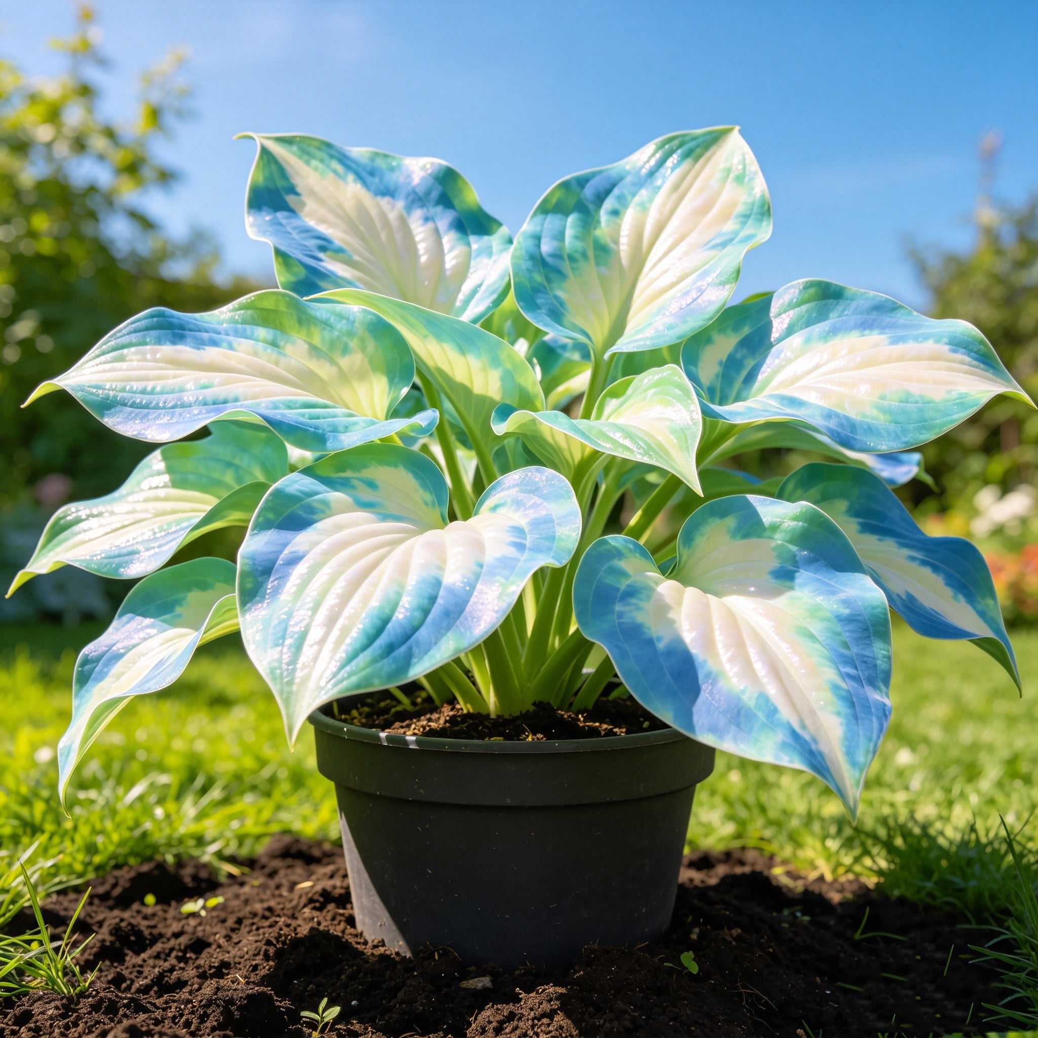 Chill Tolerant Perennial Hosta Mix – Colorful Variegated Leaves ...