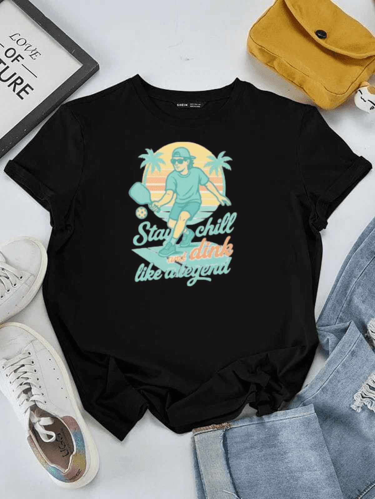 Chill Vibes Graphic With Summer Theme And Warm Weather Mood Unisex T ...