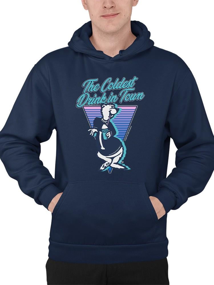 Chill Vibes Triangle - ICEE Retro Cool Bear Graphic Men's Hoodie ...