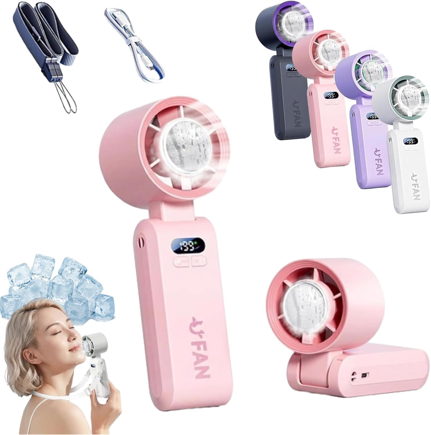 Chill breeze Portable Turbo Fan, 2026 Upgrade Chill Fast Cooling 199 ...