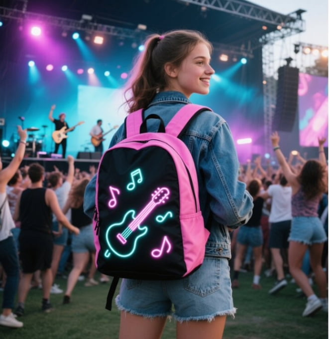 ChillCheer LED Display Screen Light Walking Billboard Backpack Laptop ...