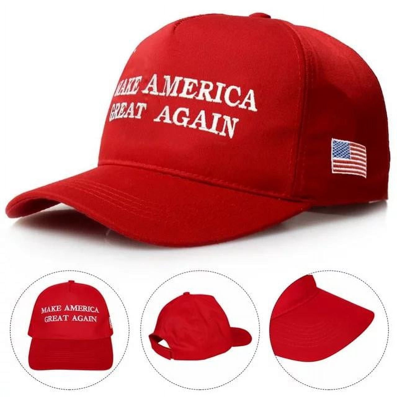 ChillCheer Trump 2025 MAGA Hat 45-47 Embroidered Make America Great ...