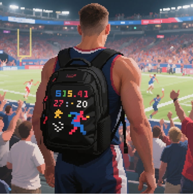 ChillCheer Unisex Smart LED Backpack with Colorful LED Sign Panel and ...