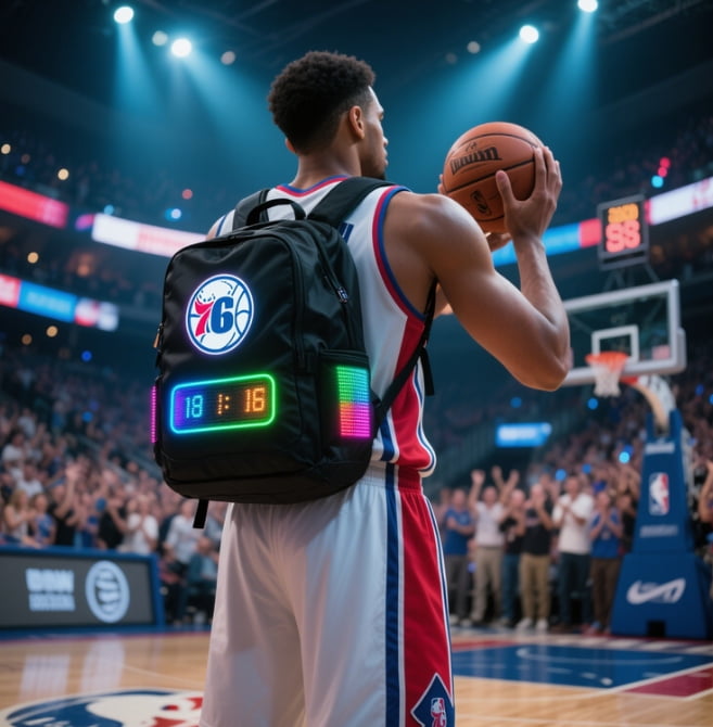 ChillCheer Unisex Smart LED Backpack with Colorful LED Sign Panel and ...