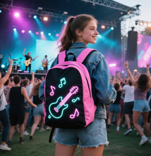 ChillCheer Unisex Smart LED Backpack with Colorful LED Sign Panel and ...