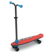 Razor RipStik Caster Board - Teal/Orange, 2-Wheeled Pivoting Skateboard ...