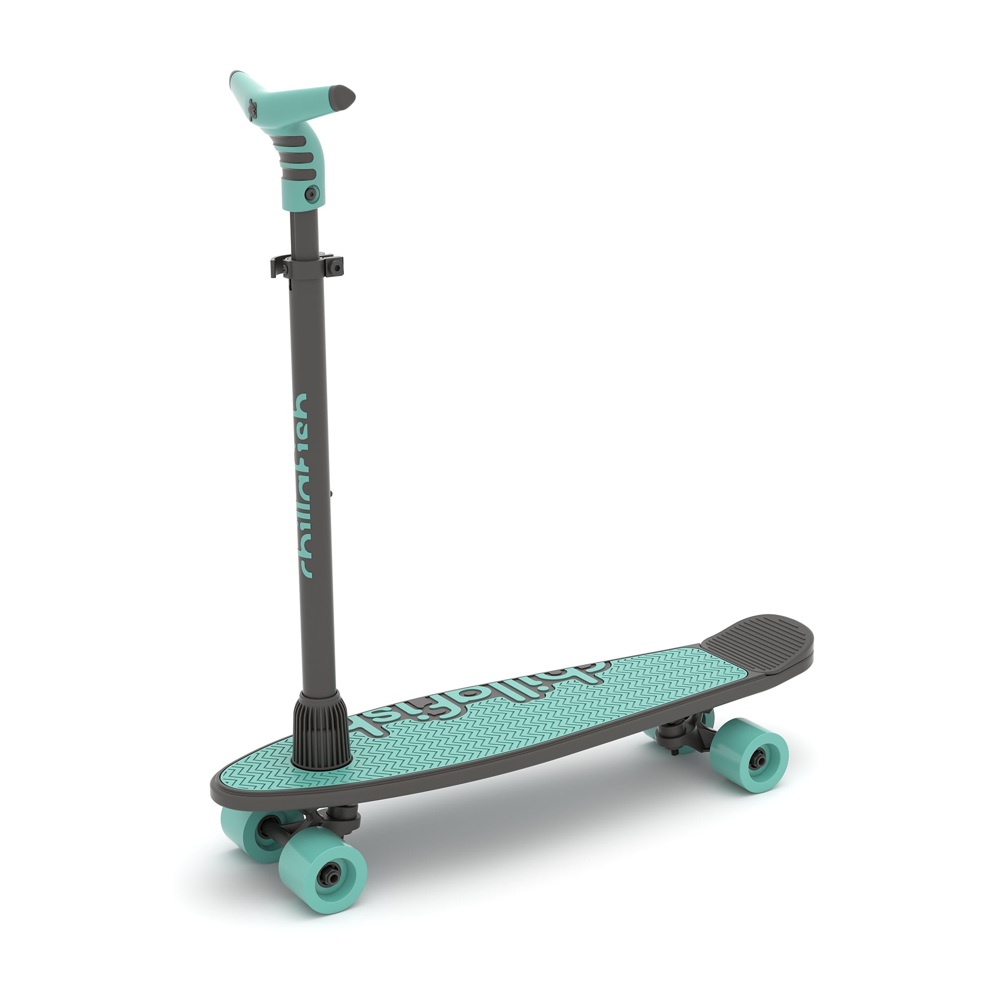 Chillafish Skatieskootie customizable training skateboard and lean-to ...