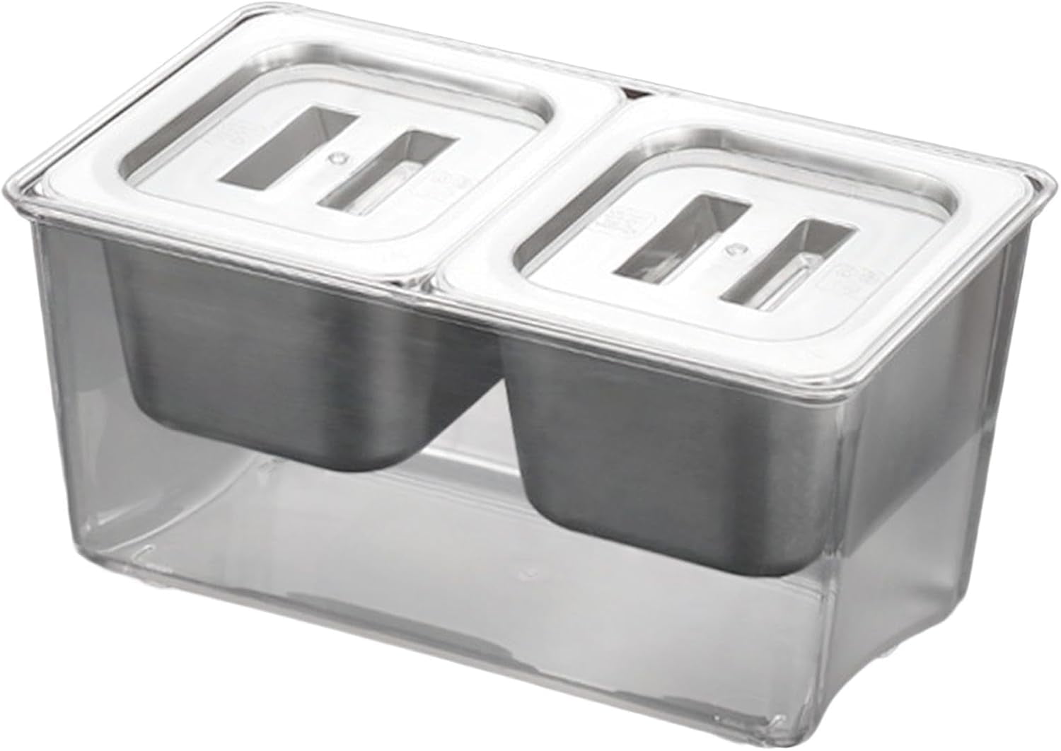 Chilled Condiment Server Tray Commercial Jams Box with Containers ...