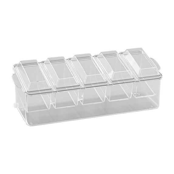 Chilled Condiment With 5 Containers Condiment Server With Individual ...