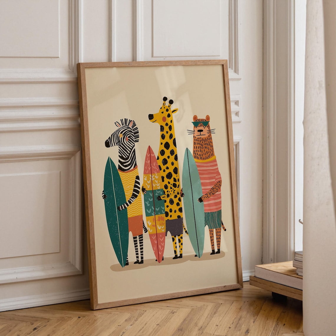 Chilled Dog Walk Werner Bronkhorst Modern Poster Unframed Paper Print ...
