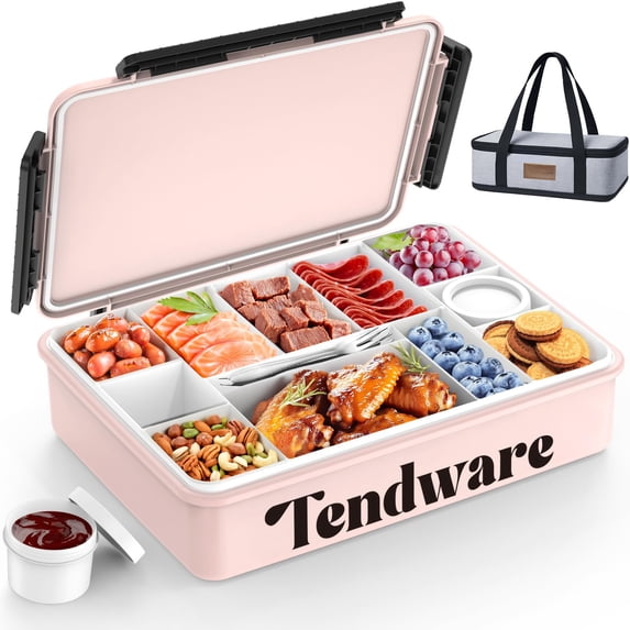 Chilled Portable Snackle Box Container with Ice Pack, Beach Essentials ...