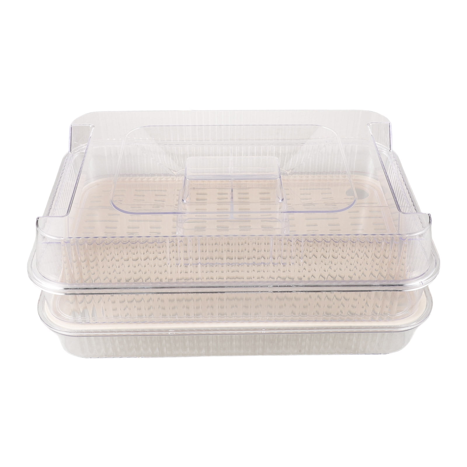 Chilled Serving Tray with Secure Lid and Multi Compartment Design for ...