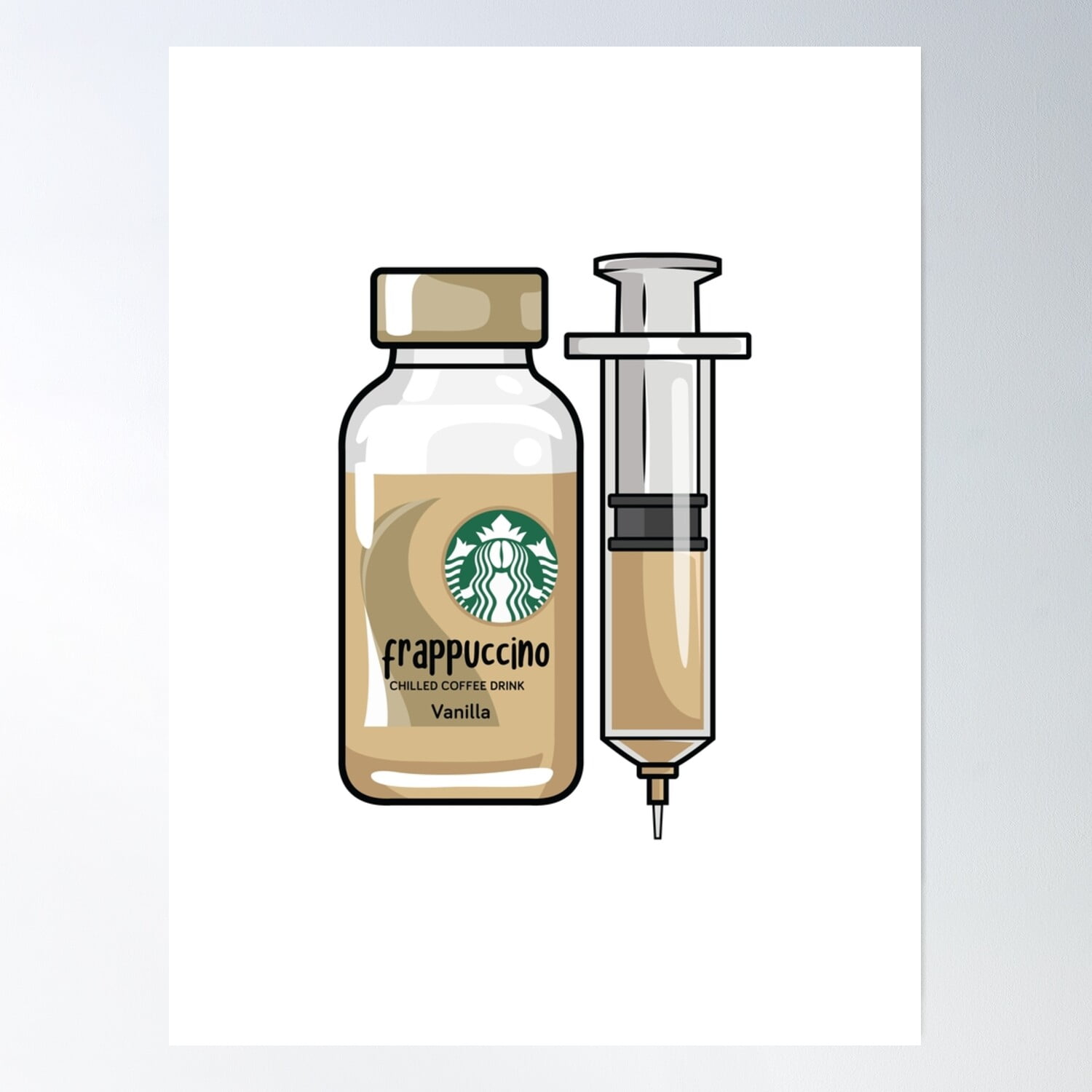 Chilled Vanilla Iced Coffee Drink Injection For Medical And Nursing ...