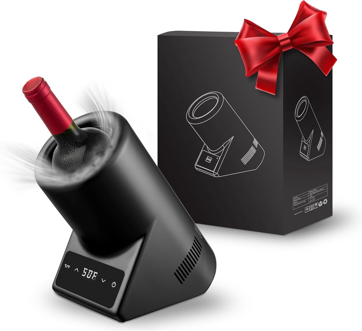 Chiller Electric,Single Bottle Cooler for 750ml or Some Champagne ...