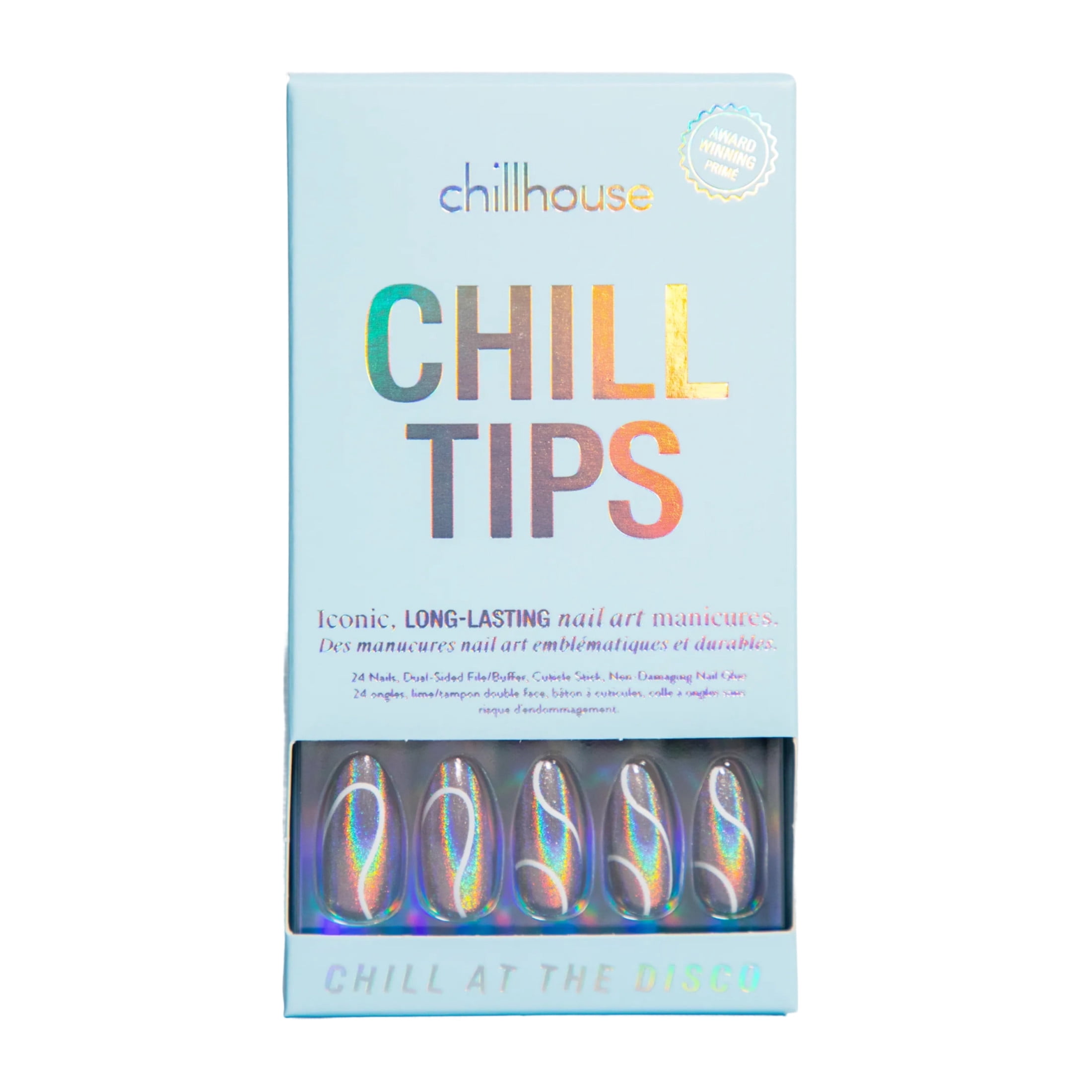 Chillhouse Chill Tips Press On Nails, Chill at the Disco, Almond Style ...