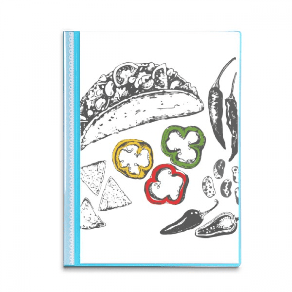 Chilli Circle Pepper Foods Book Sheet Protectors Portfolio Binder ...