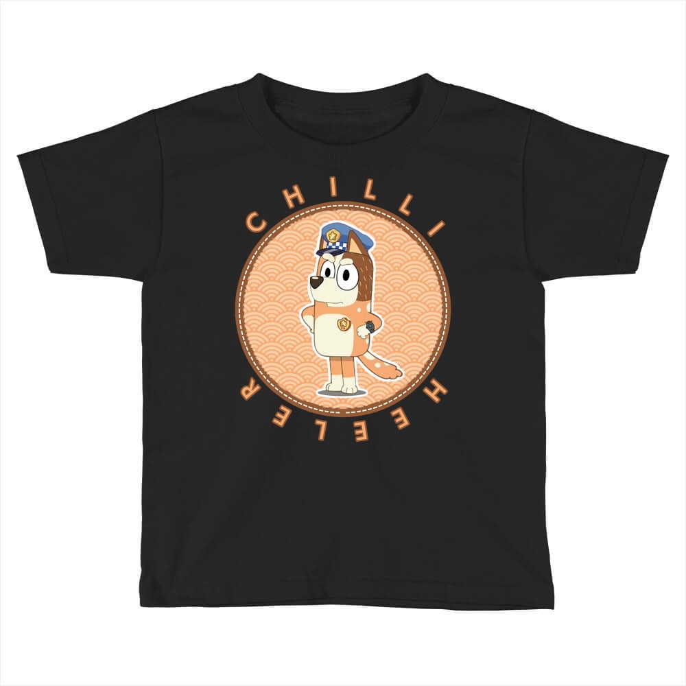 Chilli Heeler Toddler T Shirt Bluey Birthday Girl, Bluey Theme Party ...