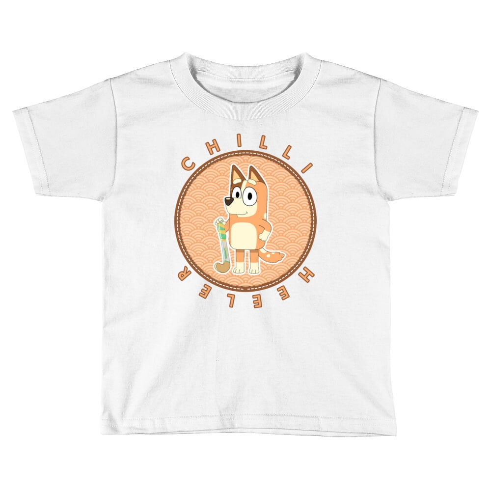Chilli Heeler Toddler T Shirt Bluey Cartoon Shirt, Bluey Birthday Girl ...