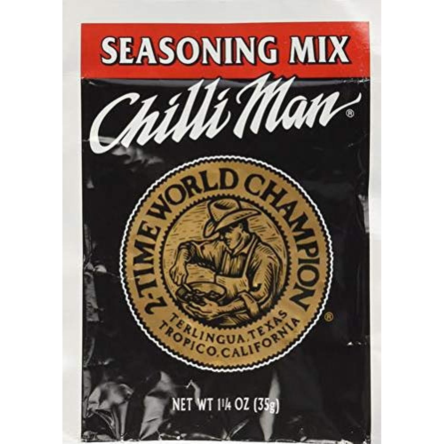 BHSF Chilli Man Chili Seasoning Mix 3 Pack Spicy C for Chili and ...