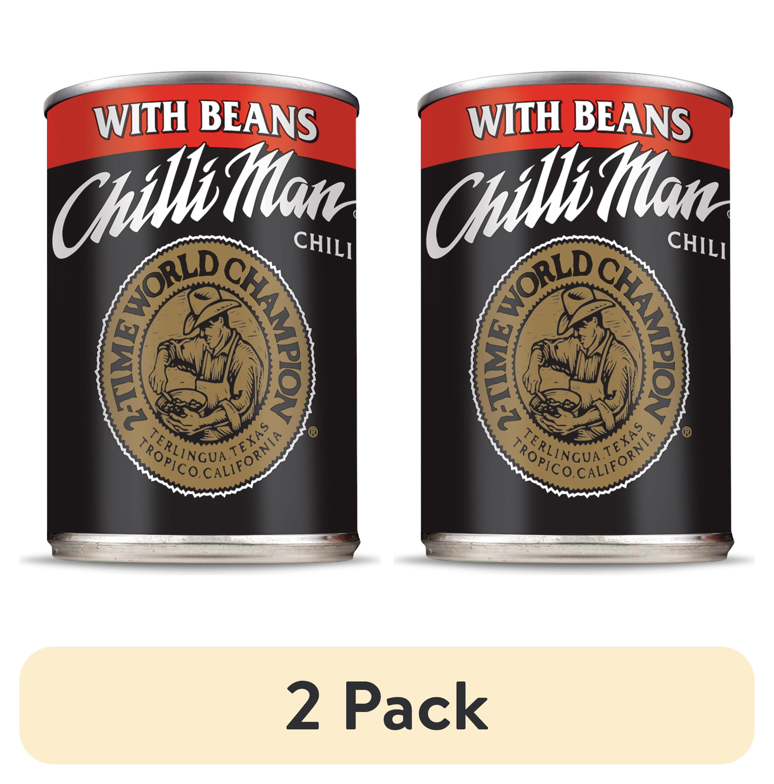 (2 pack) Chilli Man Chili with Beans 15 oz. Can - Walmart.com