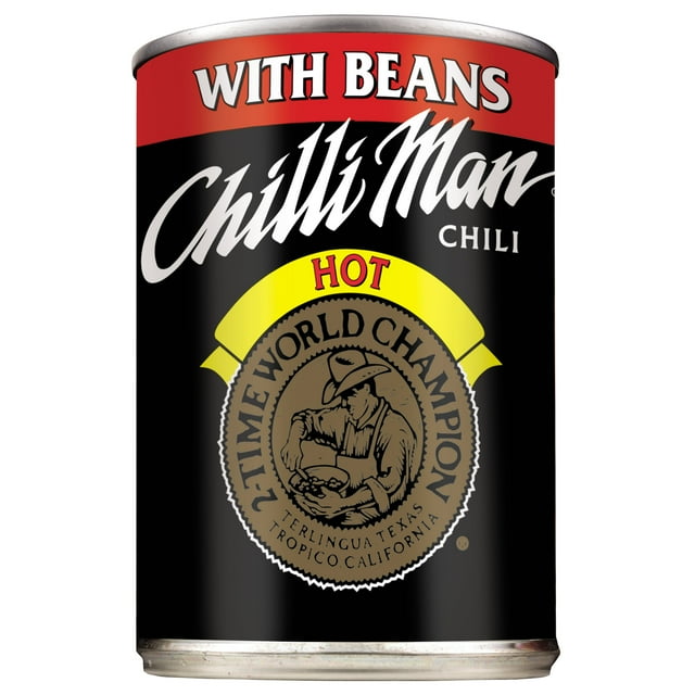 Chilli Man Chili with Beans Hot 15 oz. Can - Walmart.com