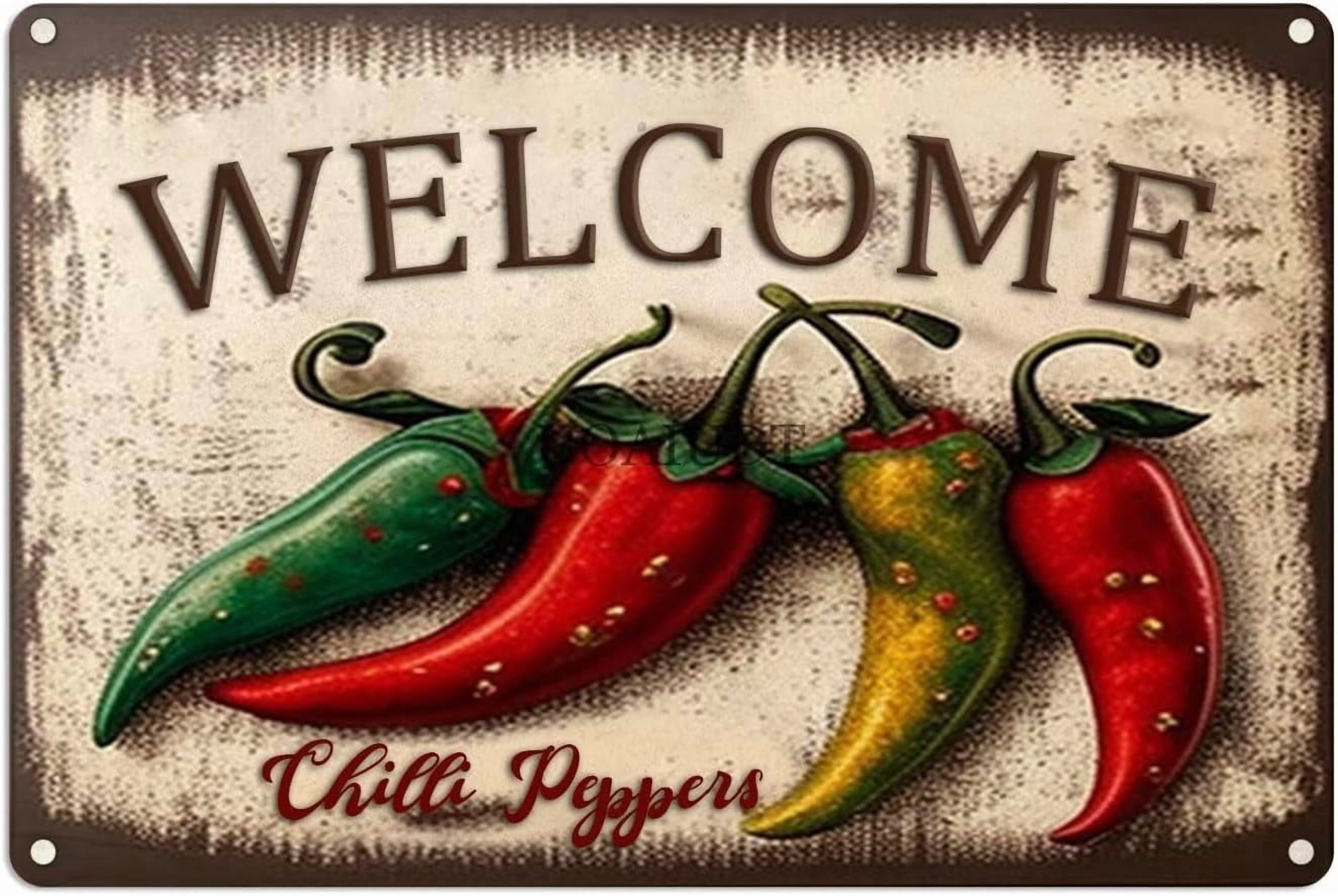 Chilli Pepper Welcome Diamond Art Kits for Adults Beginners Chilli ...