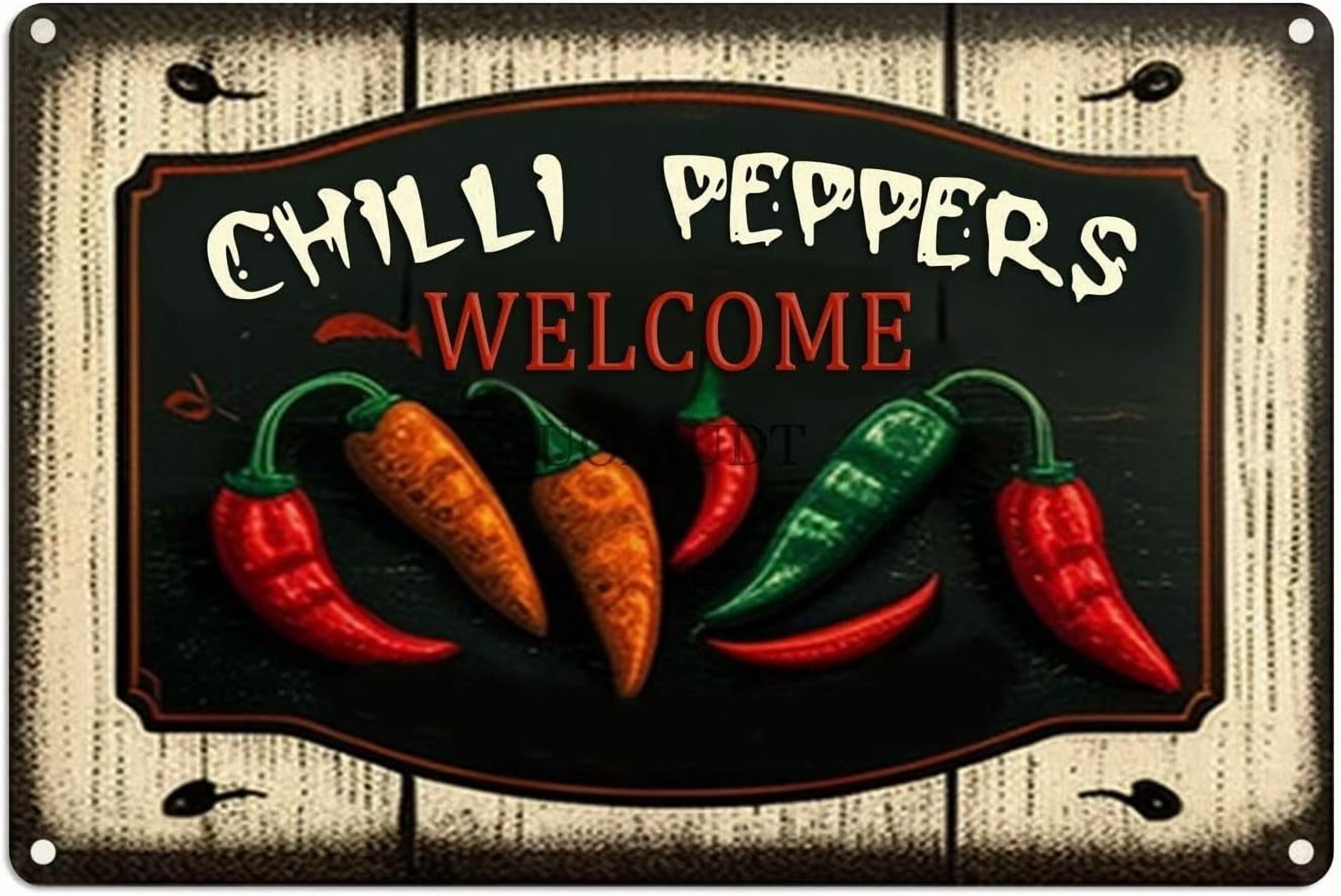 Chilli Pepper Welcome Diamond Art Kits for Adults- 5D Diamond Painting ...