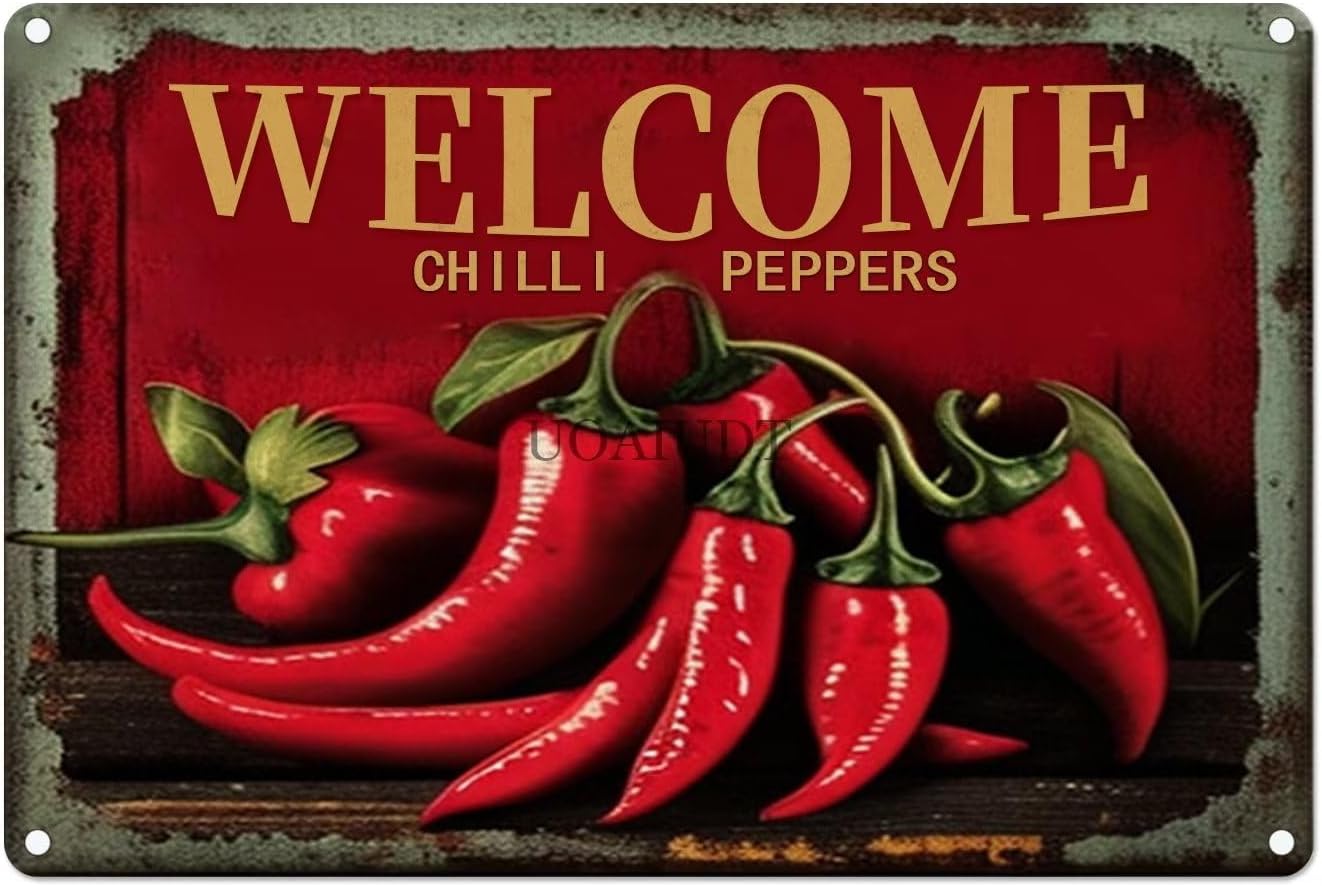 Chilli Pepper Welcome Diamond Art Painting Kits for Adults,Chilli ...