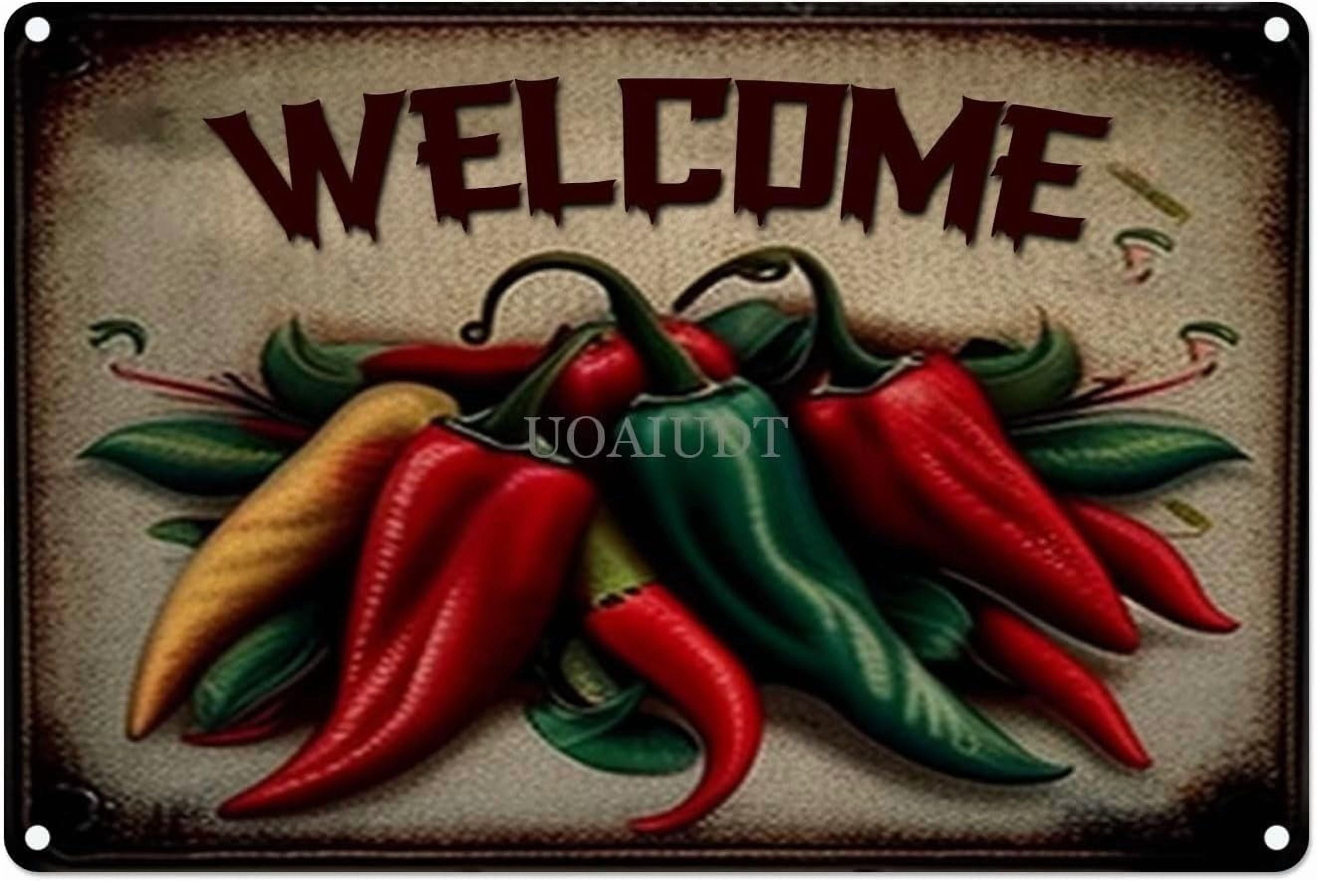 Chilli Pepper Welcome Diamond Painting Kits for Adults-Chilli Pepper ...